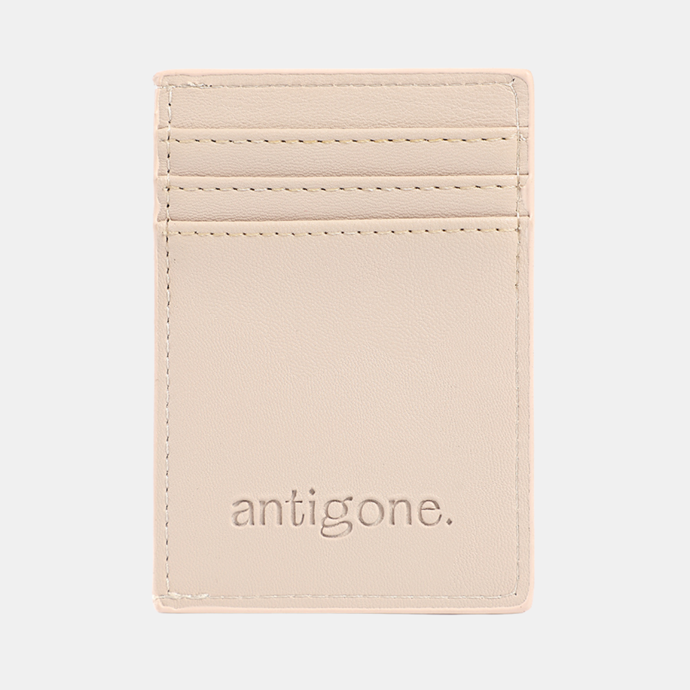 Zoe Card Holder - White | Antigone | Saffron Inc