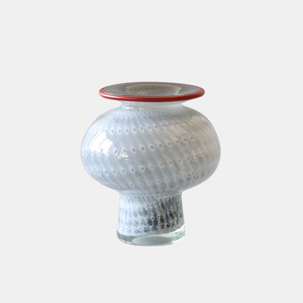 Isla Gray Vase - Small | Garcia | Saffron – Saffron Inc